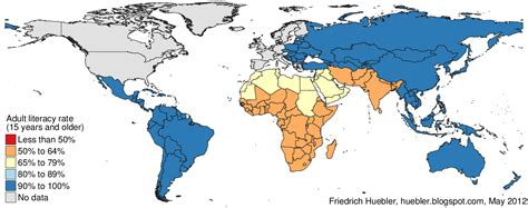 International Education Statistics Adult And Youth Literacy In 2010