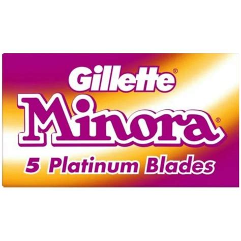 Gillette Minora 5 Platinum Blades Superb Hyper