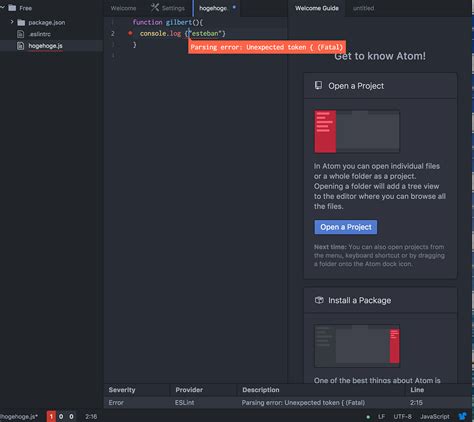 How To Set Up Eslint In Atom So You Can Contribute To Open Source（32