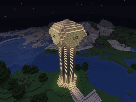 Working Redstone Lighthouse Minecraft Project