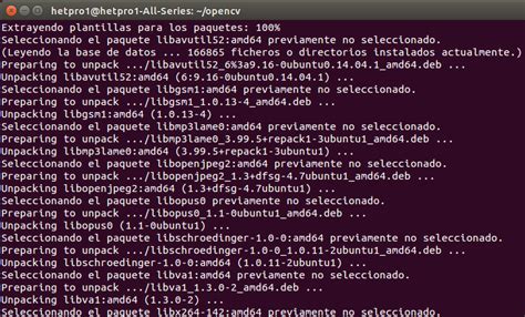 Opencv 249 Instalación En Ubuntu Hetpro Tutoriales