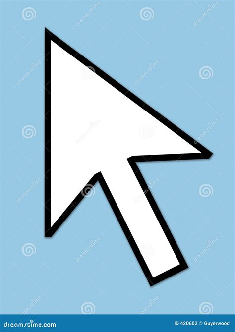 Cursor Arrow Pointer Stock Illustration Illustration Of Drop 420602