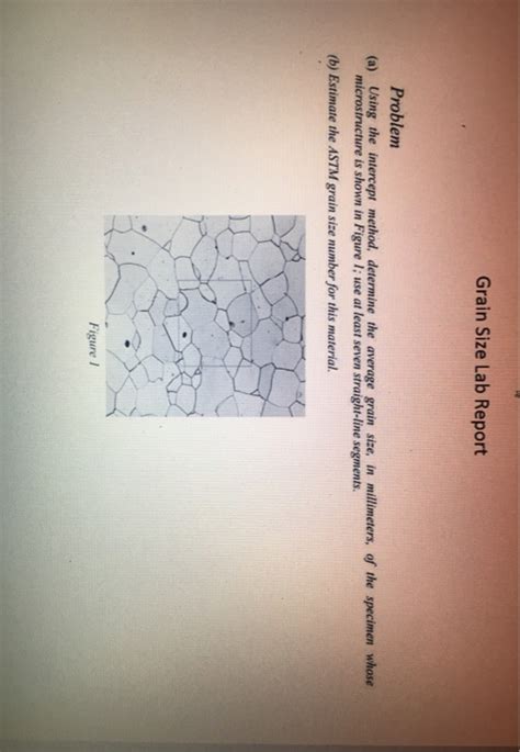 grain size lab report problem a using the intercept