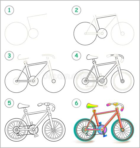 Как нарисовать велосипед для детей 7 лет