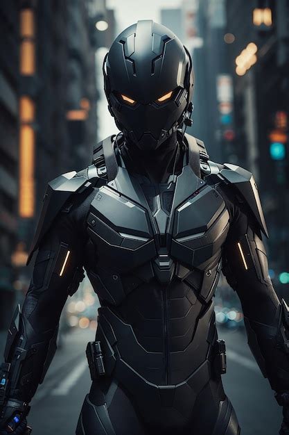 Premium Ai Image Aero Stealth Operative A Futuristic Superhuman