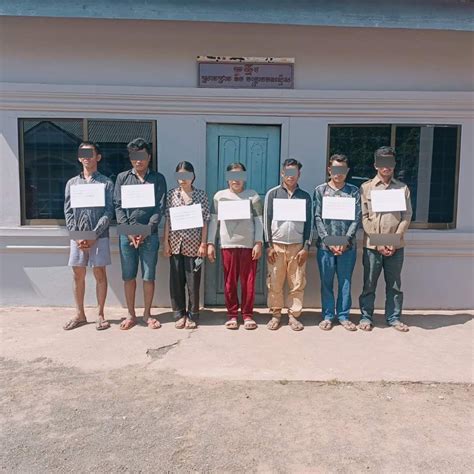 Msjtv News ឃាត់ខ្លួនមុខសញ្ញាចែកចាយនិងរក្សាទុកនូវសារធាតុញៀនចំនួន៧នាក់បញ្ជូនទៅសាលាដំបូងខេត្ត