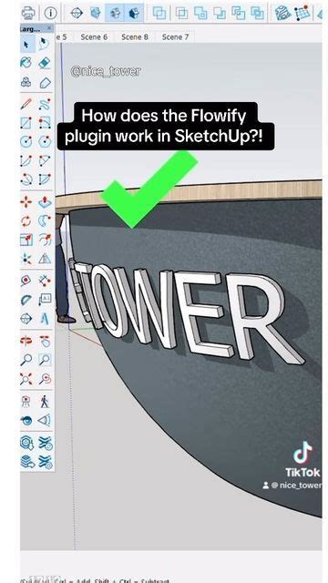 Nice Tower On Instagram How Does The Flowify Plugin Work In SketchUp