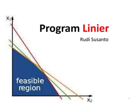 Program Linier Rudi Susanto Program Linier Pdf