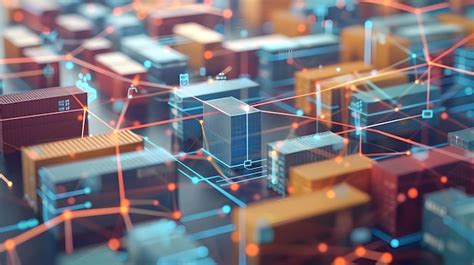 Premium Photo Dynamic Diagram Of Supply Chain Management System With