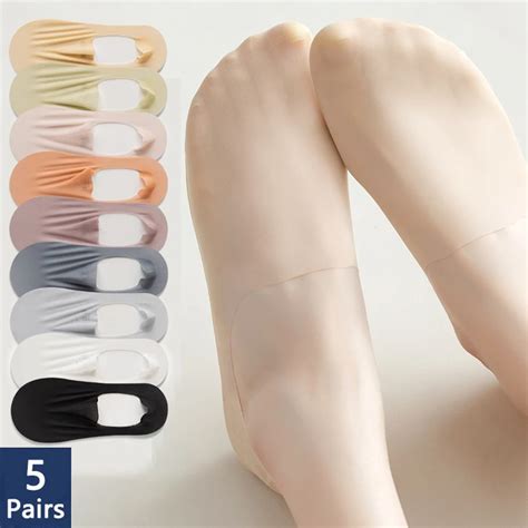 Calcetines Invisibles Antideslizantes De Silicona Para Verano Calcet N