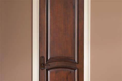 Interior Door Custom Single Solid Wood With Walnut Finish Artisan Model Dbi 2050 Artisan