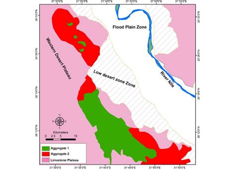 Final Map Showing The Distribution Of Type I And Type Ii Aggregates On Download Scientific