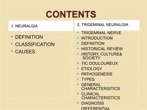 Trigemnal Neuralgia And Facial Nerve Paralysispptx Brain And Nervous System Disorders Trigemnal Neuralgia And Facial Nerve Paralysispptx Brain And Nervous System Disorders