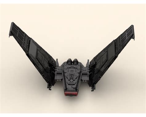 Lego Moc Upsilon Class Shuttle Kylo Episode 7 9 Shuttle By