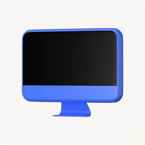 Blue D Computer Screen Technology Premium Photo Rawpixel