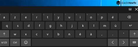 How To Enable The On Screen Keyboard In Windows 10 Stackhowto
