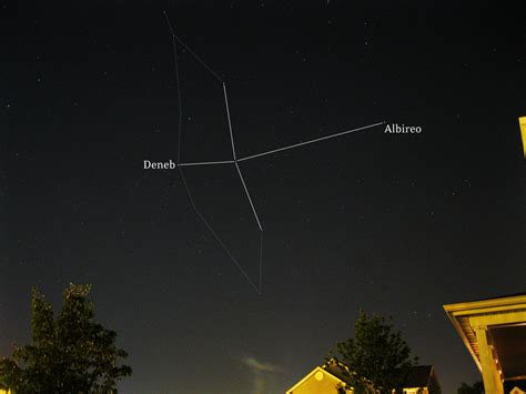 Cygnus Constellation With Deneb And Albireo Labeled [stellar Neophyte Astronomy Blog]