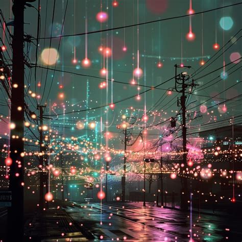 Photographic Visualization Of Wireless Internet And Wifi Signal