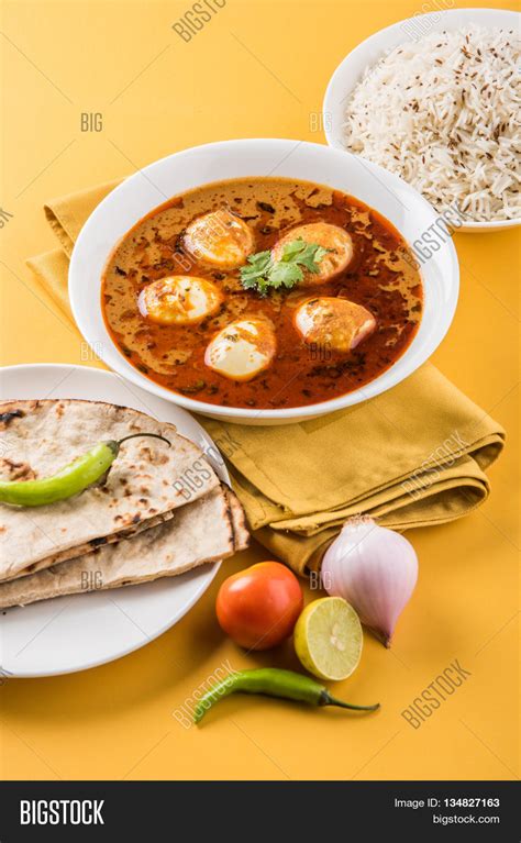 Egg Curry Rotichapati Image And Photo Free Trial Bigstock