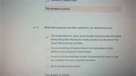 Generative Ai App Builder Architecture And Security Quiz Answers Youtube