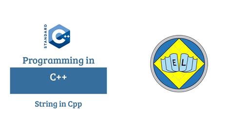 String In Cpp Youtube
