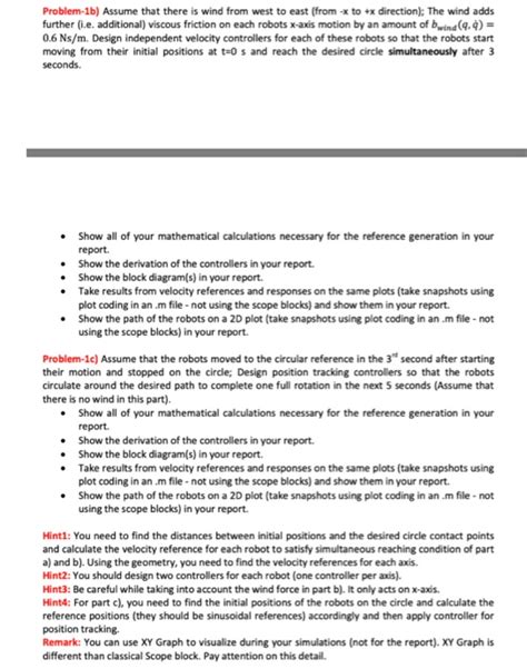 Solved Problem 1 Three Mobile Robots With Names R G And