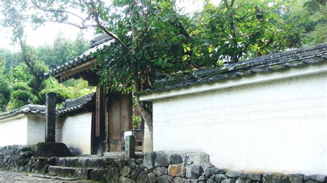 玄賓庵 奈良県桜井市 山の辺の道の庵 お寺の風景と陶芸