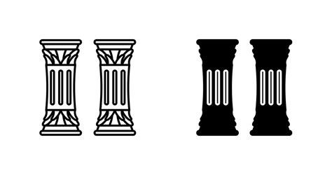 Column Vector Icon 24413692 Vector Art At Vecteezy