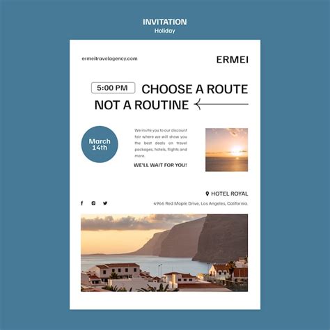 Free Psd Holiday Template Design