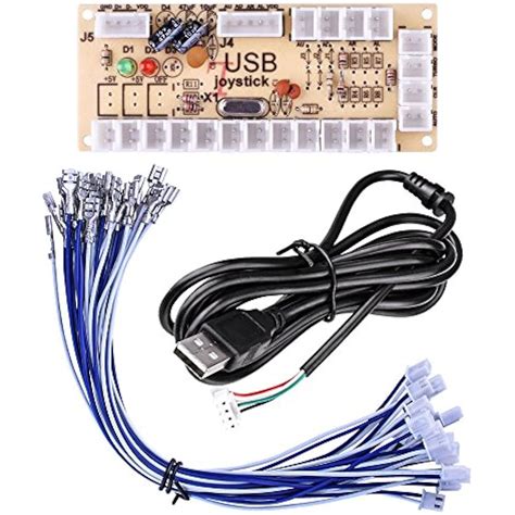 Zero Delay Arcade Usb Encoder Pc To Joystick For Mame Jamma And Other Fighting Ebay