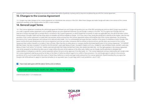 Hello World Program In Android Scaler Topics