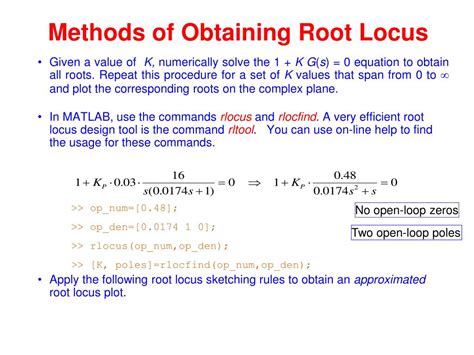 PPT Root Locus Method PowerPoint Presentation Free Download ID 1102360