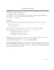 CS Practice Quiz Compute Modulo Operations And RSA Course Hero