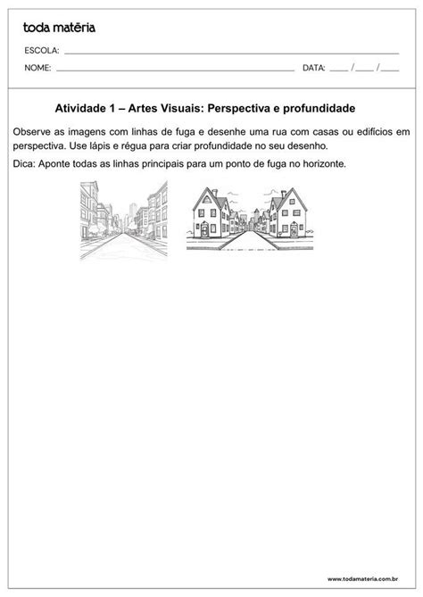 Atividades De Artes Para O 9º Ano Para Imprimir Toda Matéria