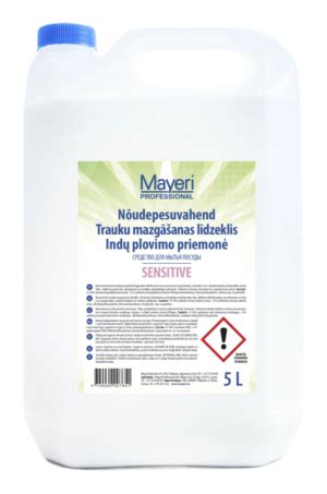 Nõudepesuvahend MAYERI Sensitive 5L - Cordeline
