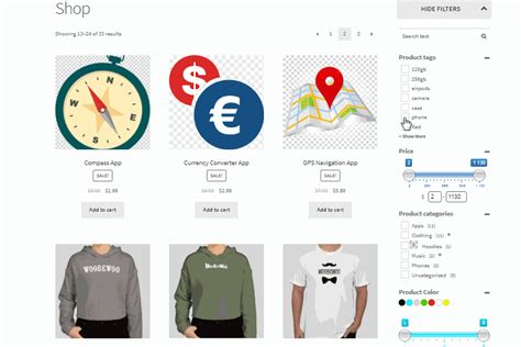 Product Filter By Tags WBW Product Filter By Tags