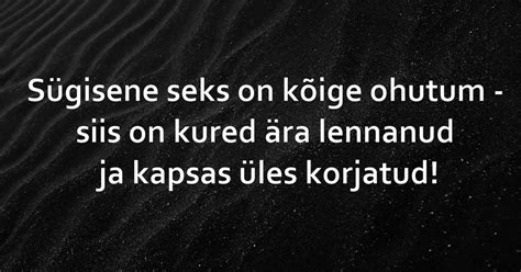 Sügisene Seks On Kõige Ohutum