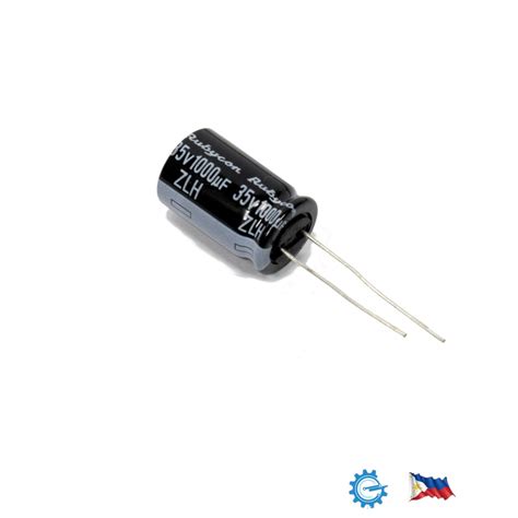 Rubycon Zlh Or Nichicon Hv 1000uf 35v Low Esr Impedance Electrolytic Capacitor 105c Shopee