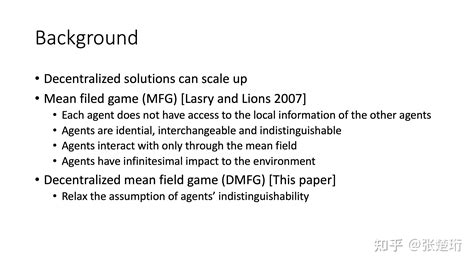 【强化学习 219】mean Field Games 知乎