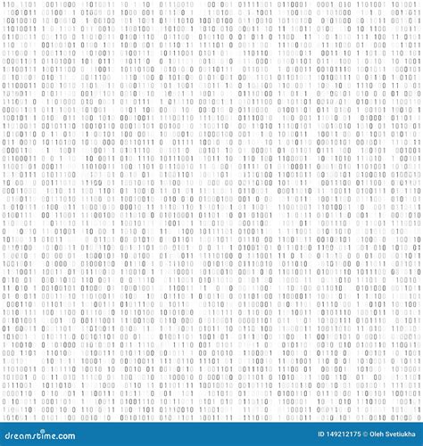 Binary Code Digital Technology Background Computer Data By 0 And 1