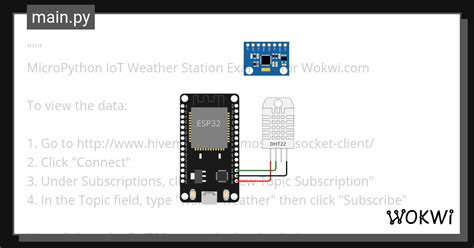 My Mqtt Weather Logger Wokwi Esp32 Stm32 Arduino Simulator