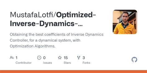 Github Mustafalotfioptimized Inverse Dynamics Controller Obtaining