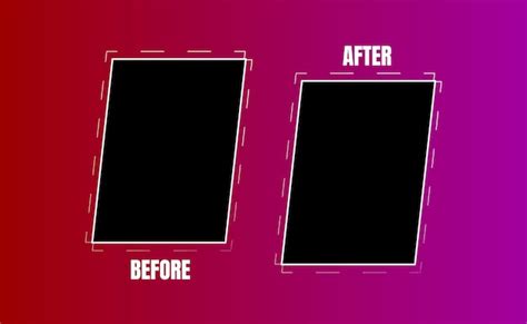 Premium Vector Gradient Before And After Background Template Two Team Vector Templates