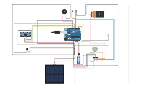 Circuit Design Safety Alarm System Tinkercad