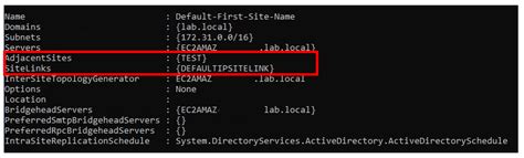 Active Directory Site 설정을 도메인에 조인된 Client에서 확인하는 방법 Aws Repost