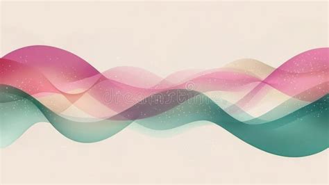 Abstract Wavy Design With Soft Colors And Gradients Suitable For