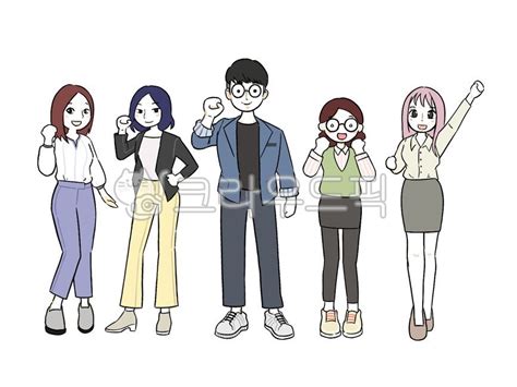 사람 캐릭터 사무직 사무실 오피스 사진이미지일러스트캘리그라피 Nhighsindia작가