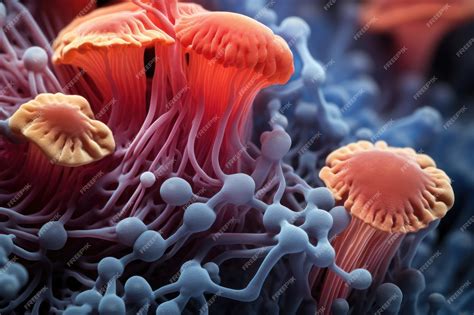 Premium Ai Image Fungus Electron Microscopy