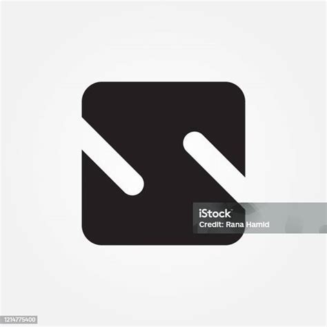 사각형 S 편지 로고 디자인 벡터 템플릿입니다 알파벳 S에 대한 스톡 벡터 아트 및 기타 이미지 알파벳 S 로고 화살표