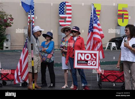 Opponents Of California Proposition 50 Also Known As The Election